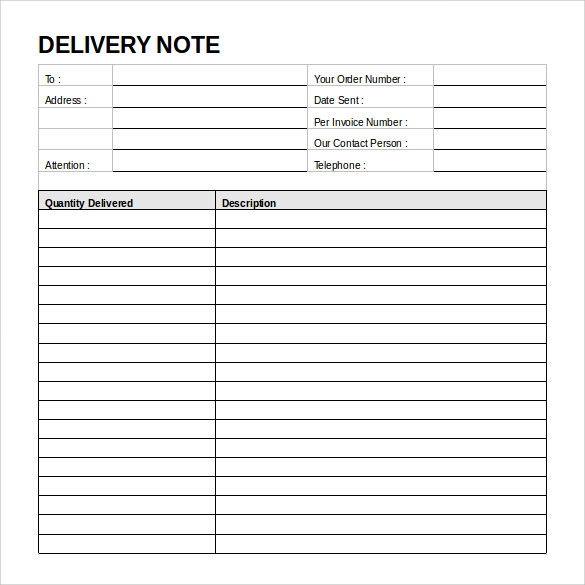 How A Delivery Note Can Be Hurting Your Profit Margin 